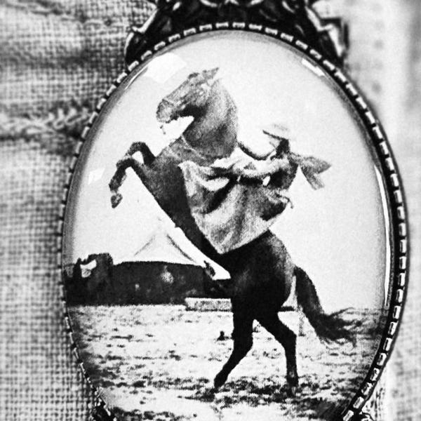 Sir Edwin Henry Landseer, Cameo Brooch, the Arab Tent, Original Ca ...