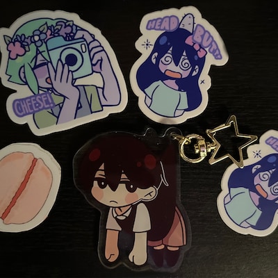 RESTOCKED OMORI Keychain Charm Real World Collection Sunny Kel Hero ...