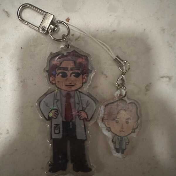 3 Inch House MD Greg House James Wilson Holographic Acrylic Charm ...