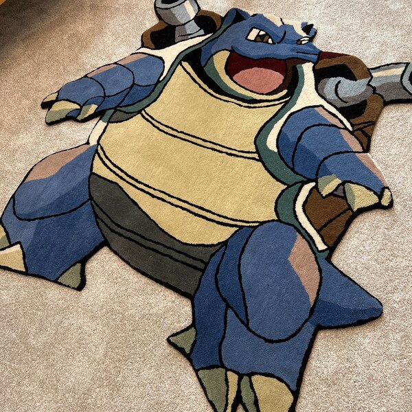 EMERALD GREEN CHEETAH Rug / Aesthetic Carpet / Handtufted Rug/premium ...