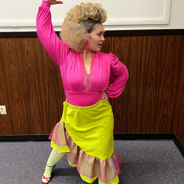 Drag Pageant Updo | High Curly Bun With Bang | Styled Lace Front Drag ...