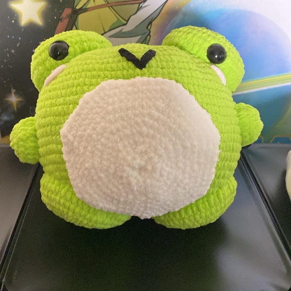 Frog Plush Amigurumi PATTERN Plushie Keychain Crochet Pillow - Cute ...