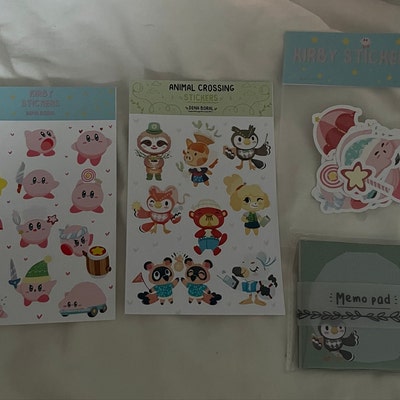 Kirby Sticker Pack Original Fanart Videogame - Etsy