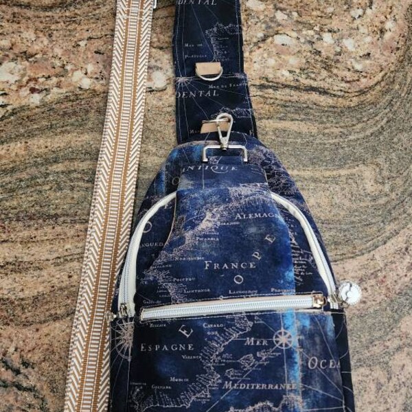 New Finn Sling Bag SEWING PATTERN, Unisex Sling Bag Pattern, Mini Sling ...