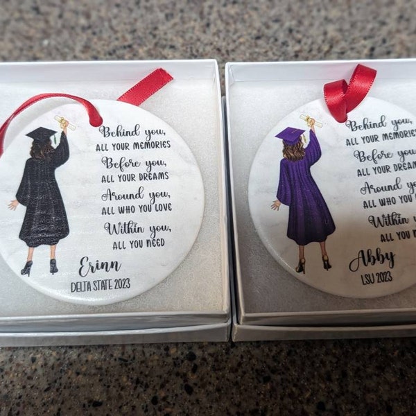 Graduation Gift, Graduation Ornament, Mastered It Ornament, Collage ...