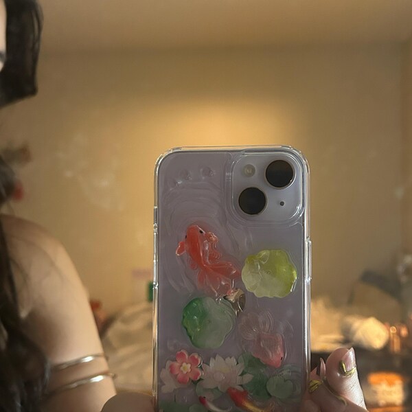 Handmade Decoden Pink Cat Phone Case: Kawaii Rhinestone, Lipstick & Ice ...