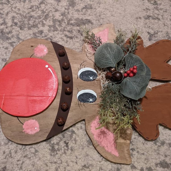 Primitive Reindeer Pattern Rowdy the Reindeer PDF Christmas Sewing ...