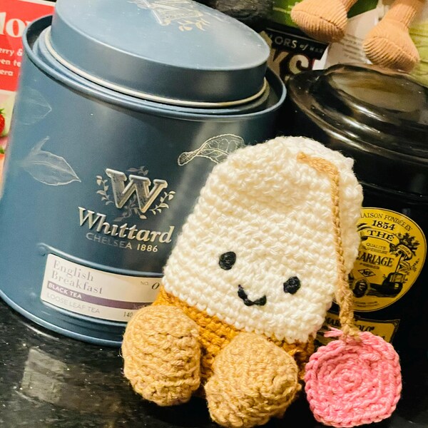Crochet Pattern - Little Tea Mate | Cute Tea Bag Amigurumi | Instant ...