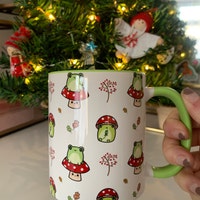 Stabby Frog Mug Frog Mug Cut You Frog Mug Frog Gift Birthday Frog With ...