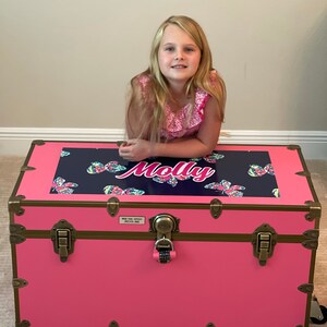 Cute Camp Trunk Design. Footlocker Decal. Personalized Trunk | Etsy