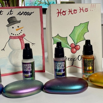 Set 1 Chameleon Paints Brush and Airbrush Acrylic Color Shift Paints ...