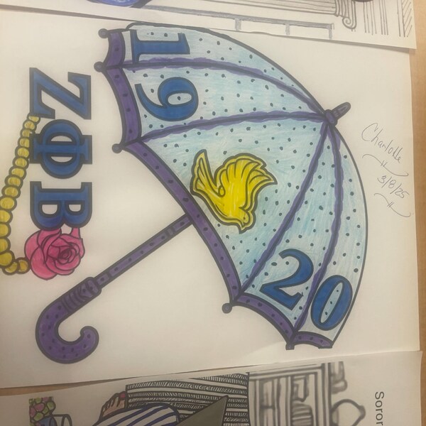 Zeta Phi Beta Coloring Book: Sorority Life, Black Woman Art (digital ...