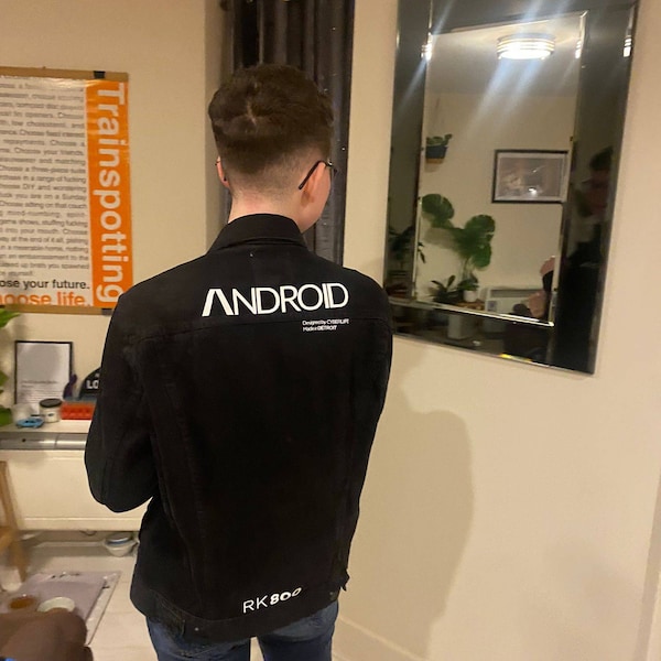 Detroit Become Human, Connor Cosplay, HTV Decal, Iron on Cosplay ...