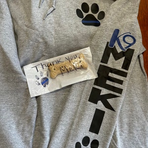 EOW Personalized Shirt Thin Blue Line Personalized Shirt Police ...