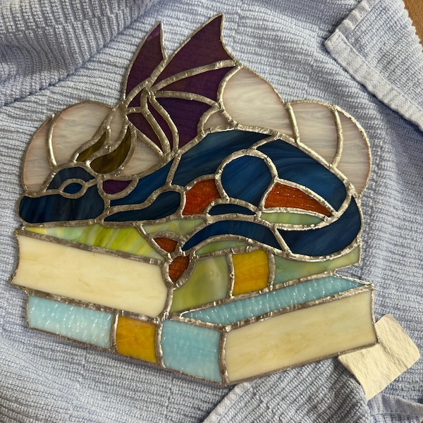 Pattern-sleeping Dragon on Books - Etsy