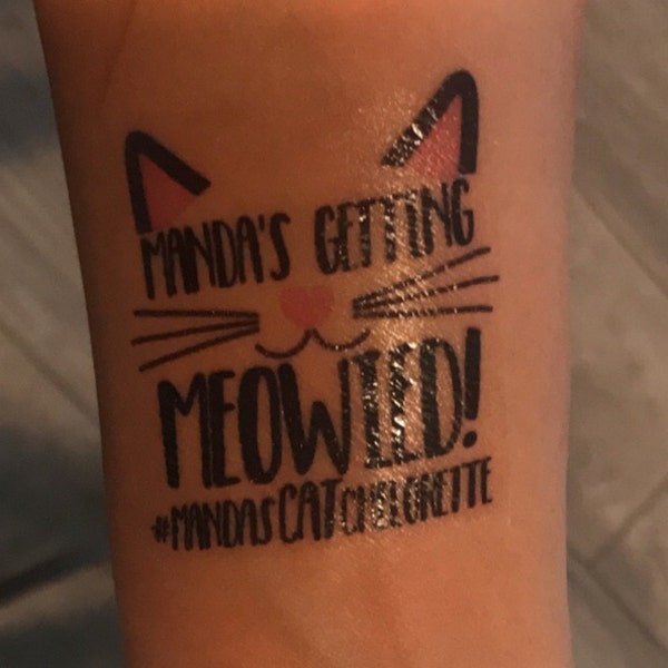 I'm Getting Meowied Tattoos | Last Meow, Check Meowt, Getting Meowied ...