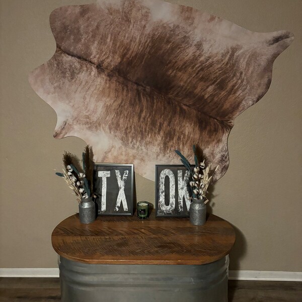 Texas Typography Art Print; Home State Gifts Western Decor, Modern ...