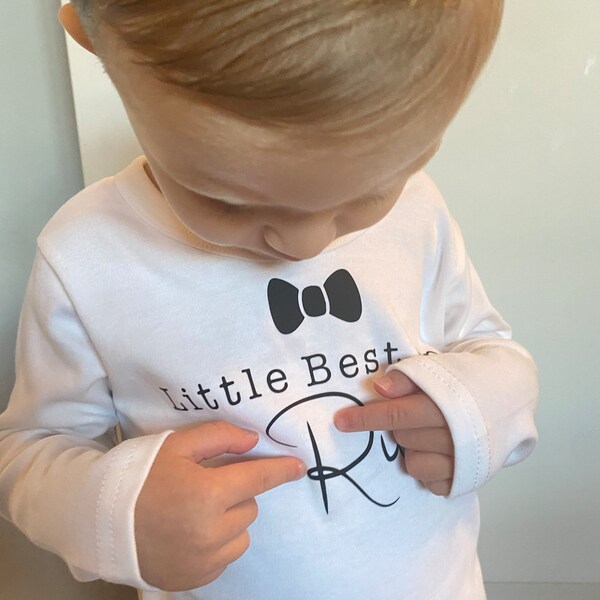 Page Boy Pyjamas Lounge Set Pjs Top Kids Wedding Personalised Love Baby ...