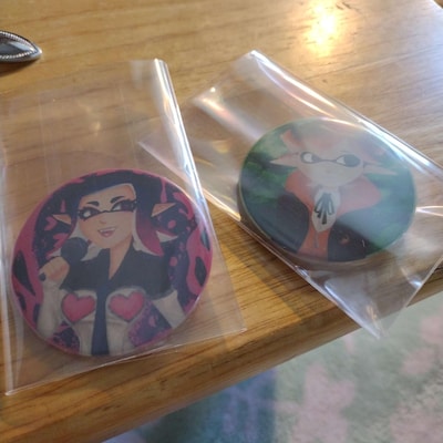 Persona 2 Splatoon Buttons - Etsy