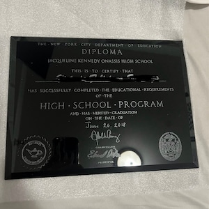 Metal Certificate Award, Diploma Frame Custom, Diploma Plaque, Diploma ...
