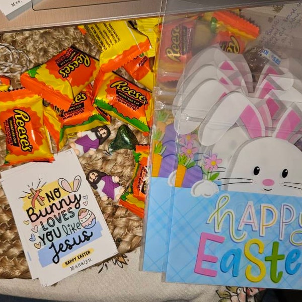 No Bunny Loves You Like Jesus Easter Gift Tag Printable INSTANT ...