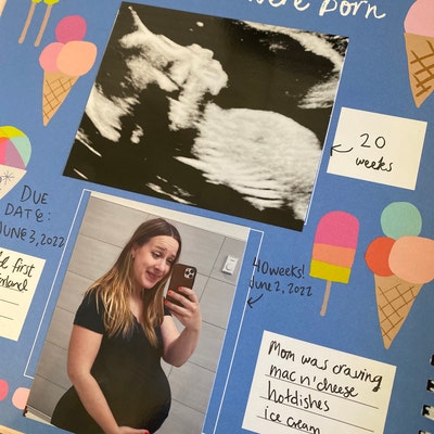 Camper Baby Book Baby Boy or Girl Memory Book Camping Theme Outdoors ...