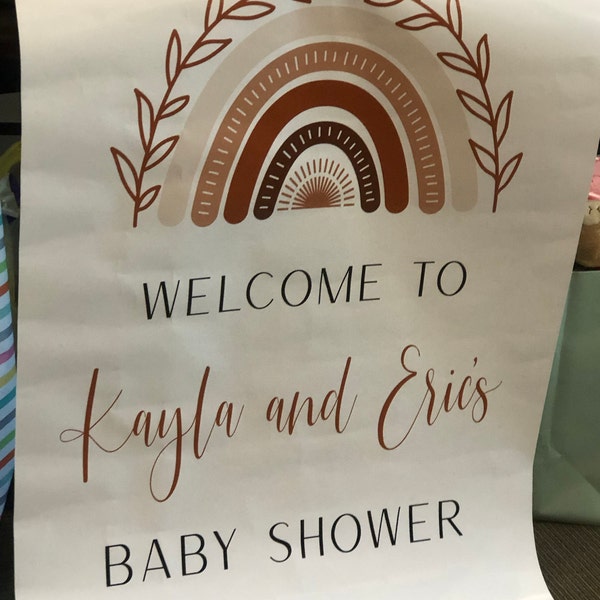 Boho Rainbow Mega Bundle, Baby Shower Mega Bundle, Bohemian Baby Shower ...