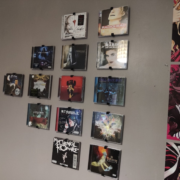 Minimalist CD Wall Mounts - Etsy