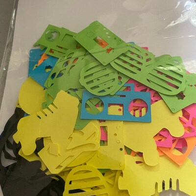 80's Party Confetti/ Love the 80's/ Old School Party, Throwback Party ...