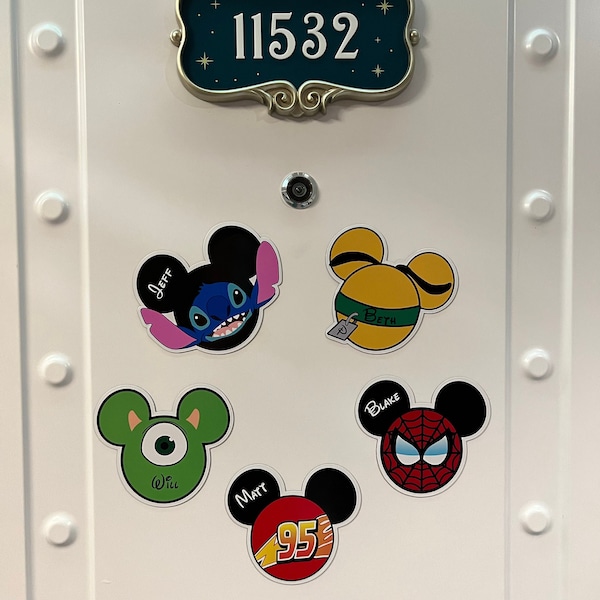 Mickey and Minnie Mix and Match Disney Mickey Ears Custom Magnets for ...