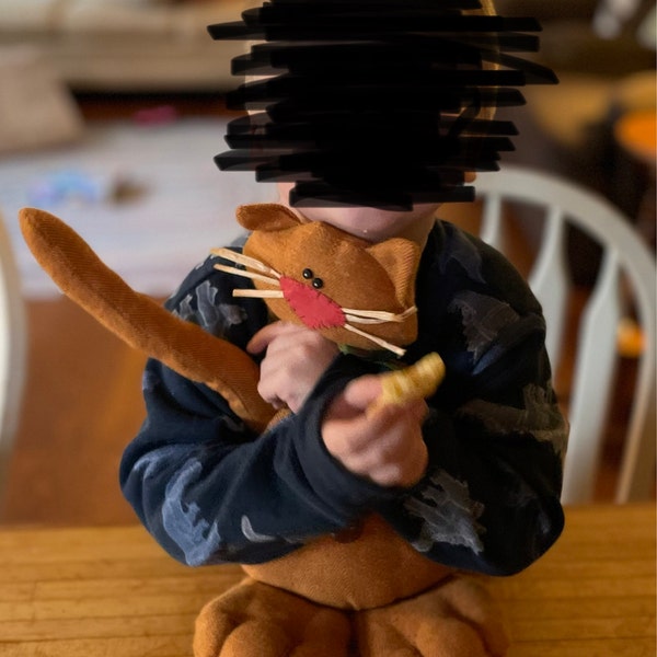 Handmade Modern 16 Raggedy Ann Doll in a Snowflake and Red Bird Dress ...