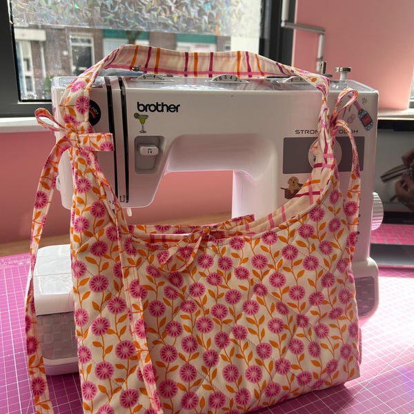 The Mini Slouchy Bow Bag Sewing Pattern I Video Tutorial & Illustrated ...
