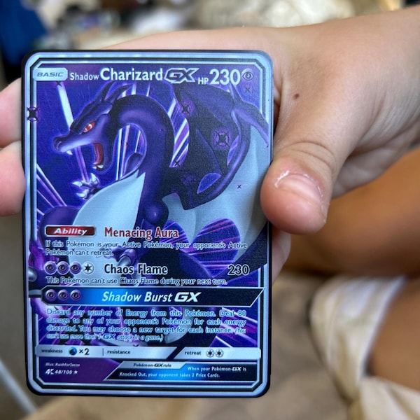 Charmander, Charmeleon & Charizard GX Tag Team Gold Metal Pokemon Card ...