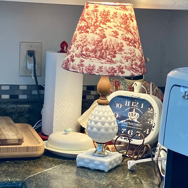 Red and White Buffalo Check Lamp Shade. Checkered. Red and White. Shade ...