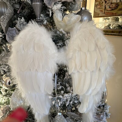 Sale Tree Topper Decor Soft Beautiful Angel Wings for Mini Medium ...