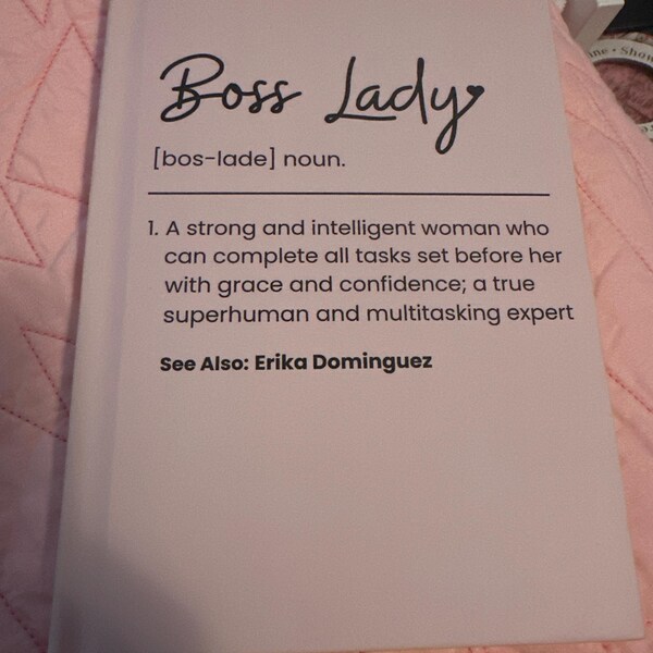 Thank You Notebook for Boss Thank You Gift for Coworker Boss Nurse ...