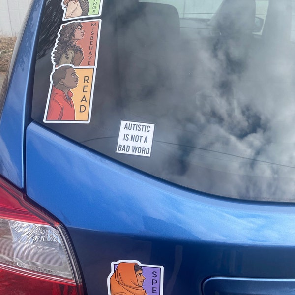 Autistic is Not a Bad Word Sticker, Autistic Vinyl Sticker, Autistic ...