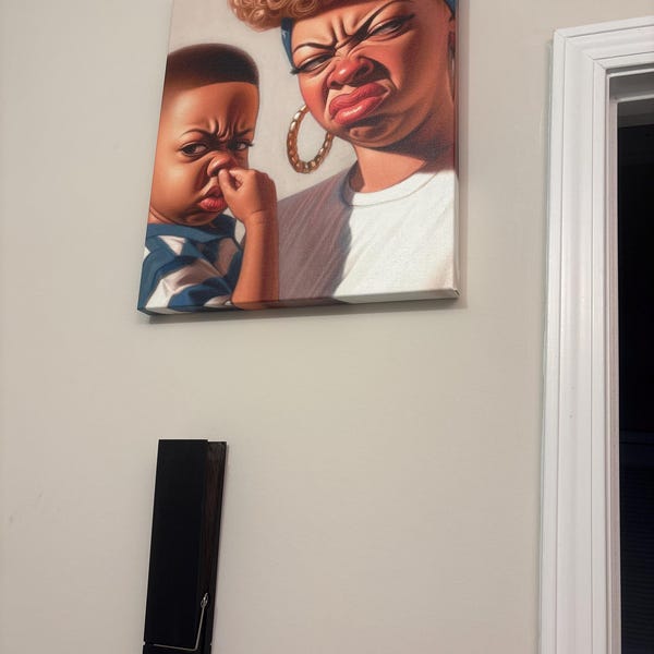 African-american Kitchen Wall Art Poster, Afro Black Chef Gift, Canvas ...