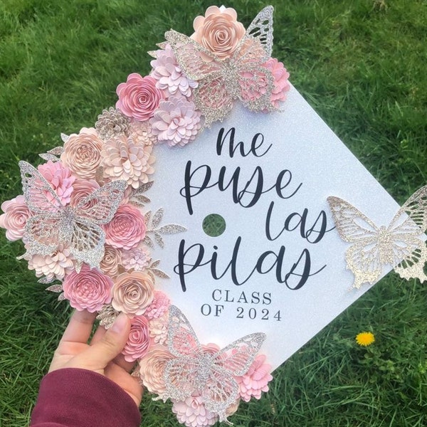 Plain Graduation Cap Topper | 2023 Graduation | Custom Plain Grad Cap ...