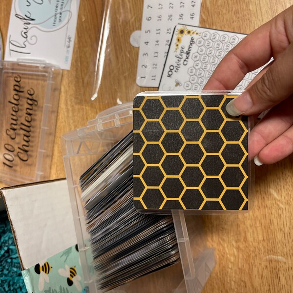 100 Envelope Challenge Box | Money Saving Challenge | 100 Envelope ...