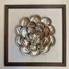 Abalone Shell Art, Abalone Shell Frame, Real Shell Art, Shell Flower ...