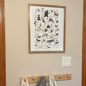 Woodland Animal Alphabet With Watercolor Details, Perfect for a ...