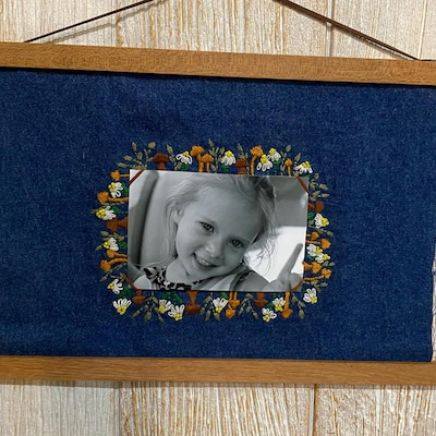 PDF Pattern, Nature Embroidery, Instax Mini Polaroid Frame, Photo ...