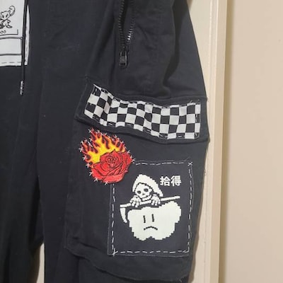 SAMURAI & DRAGON Punk Patch Patches Death Patch Cultural Patches Custom ...