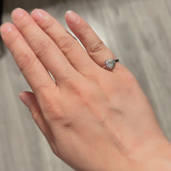 Bypass Set Engagement Ring, Tension Set Designer Simply Solitaire ...
