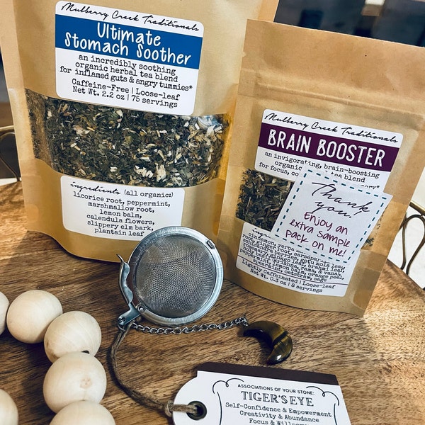Ultimate Stomach Soother - Organic Loose-leaf Medicinal Herbal Tea (an ...