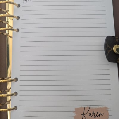 A5 Devotional Inserts PRINTED Bible Study Notes Christian Planner ...