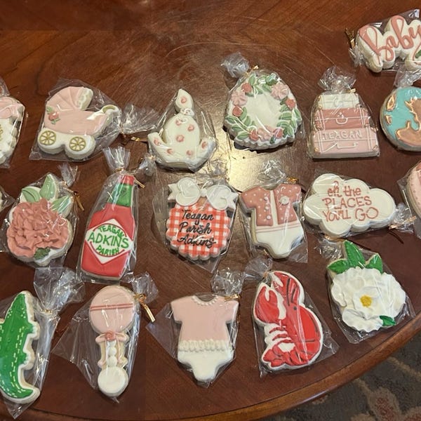 World Travel Girl Baby Shower Cookies - One Dozen - Etsy