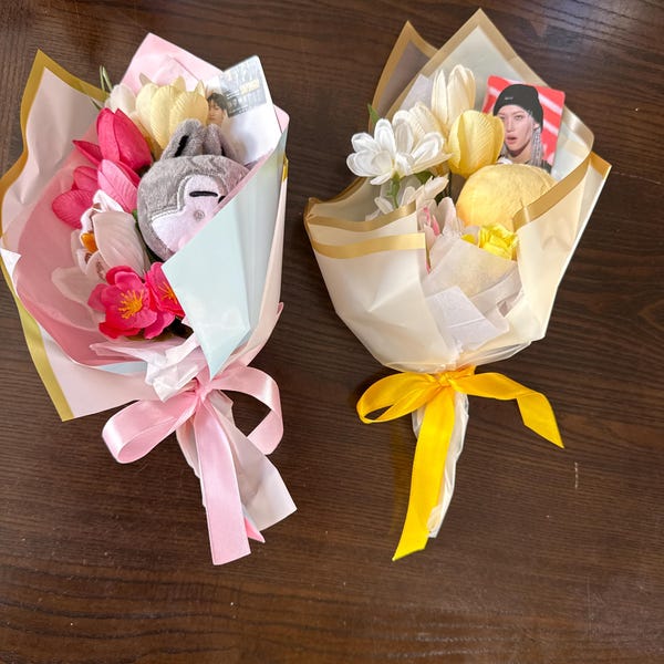 TWICE Lovelyz Plush Flower Bouquet KPOP - Etsy
