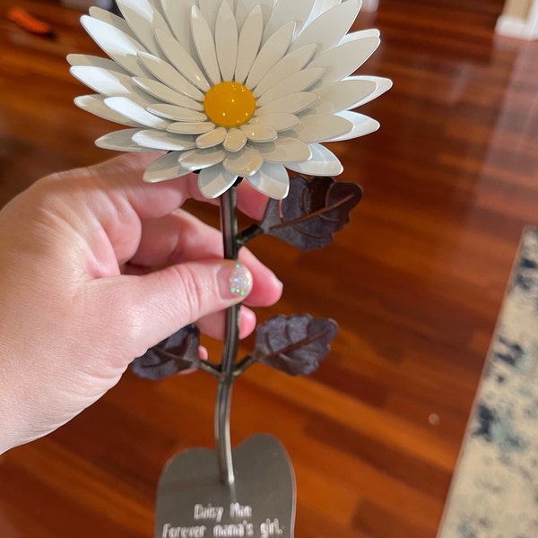 Metal Daisy • Iron Anniversary • 6th Anniversary • Hand Forged ...